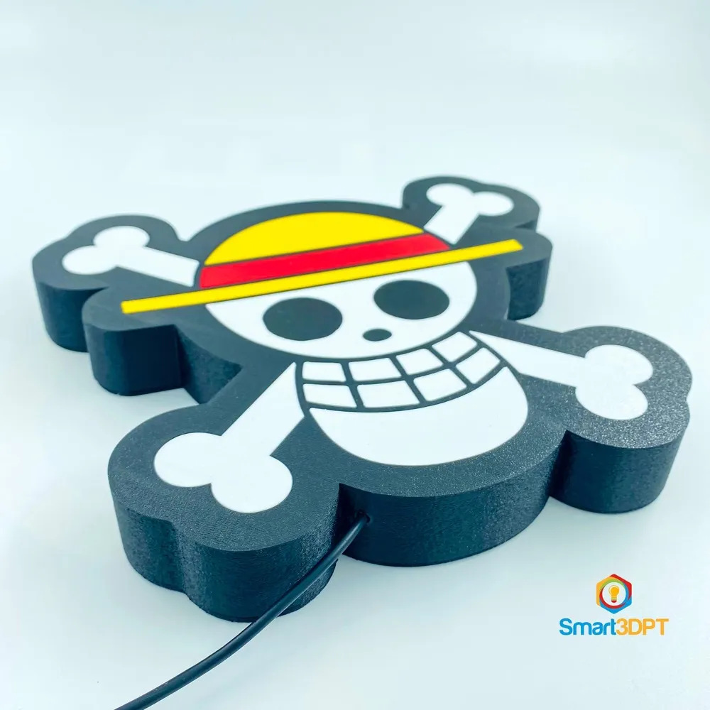 luffy one piece led lamp by Smart3d by Gabriel Gomes - MakerWorld