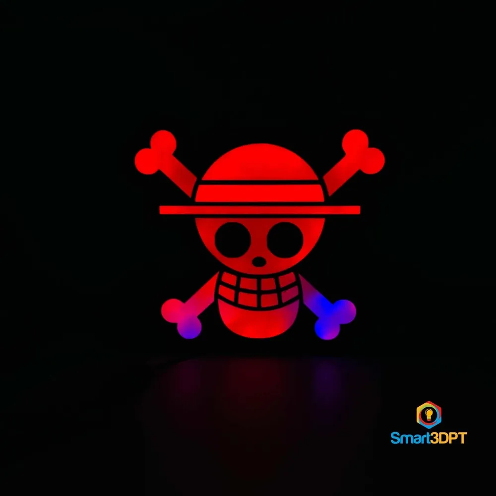 luffy one piece led lamp by Smart3d by Gabriel Gomes - MakerWorld