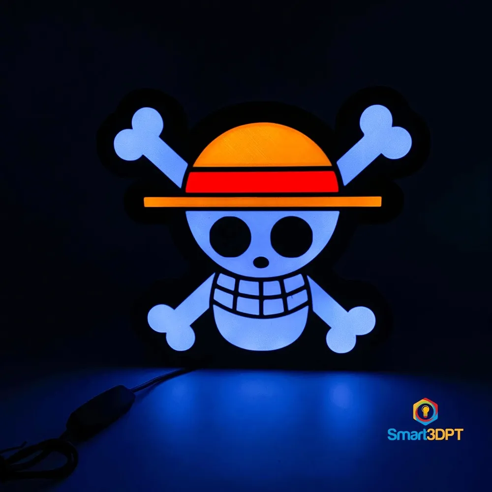luffy one piece led lamp by Smart3d by Gabriel Gomes - MakerWorld