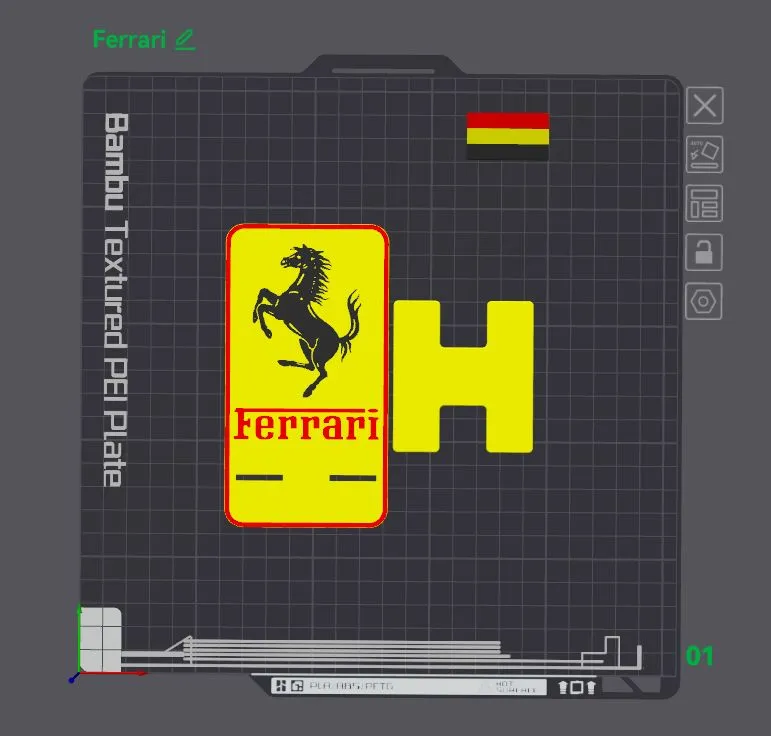 Ferrari F1 phone stand by Jendapce - MakerWorld