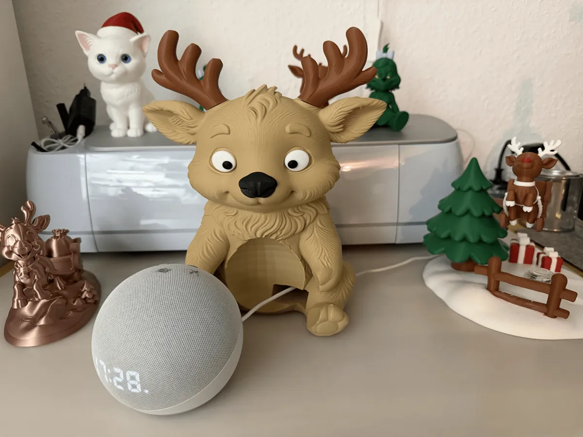 Suporte de Rena para Echo Dot – Multipartes - Sem AMS por StrabonZ ...