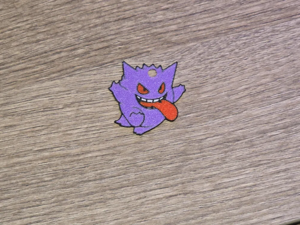 Fun Gengar Pokémon keychain for Kids by Frankie - MakerWorld