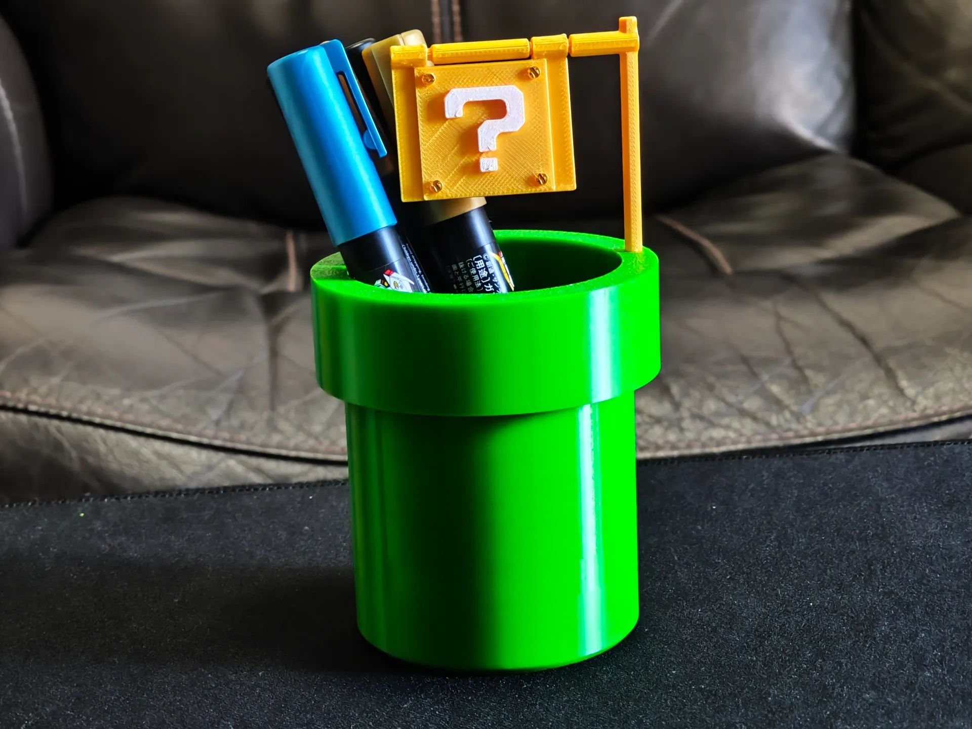 Mario pipe pen holder No supports needed Practical storage by Loop3D ...