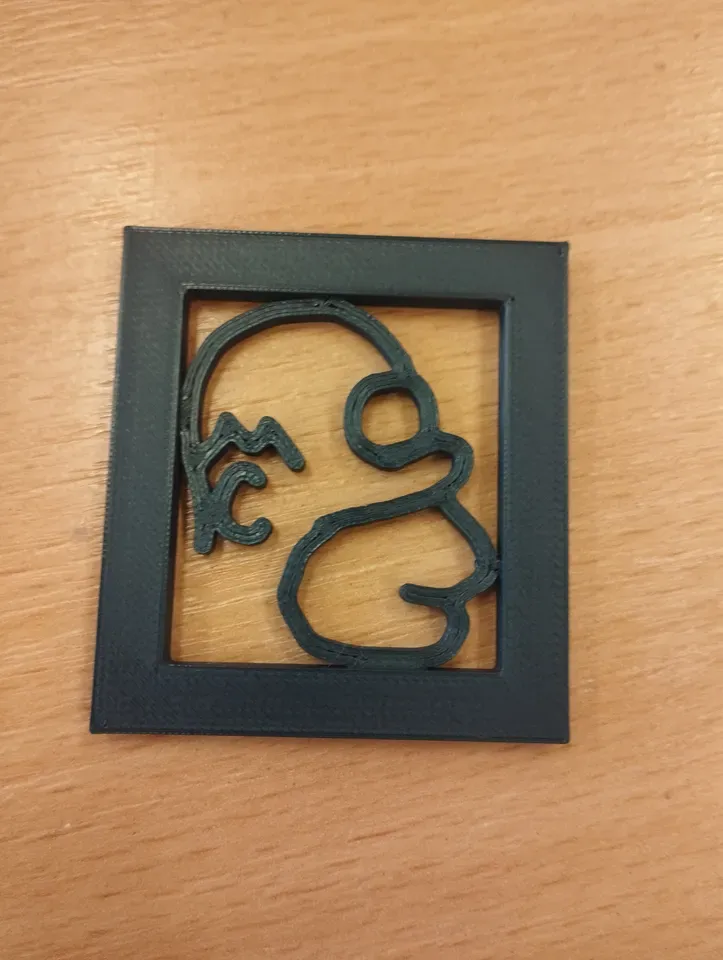 Homer Simpson in a picture frame by griff the sniff - MakerWorld
