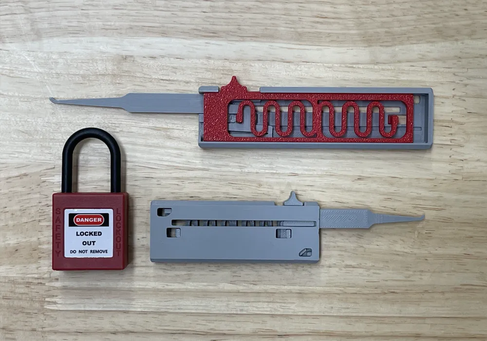 OTF lock pick Remixed by EON MakerWorld: Download Free 3D Models