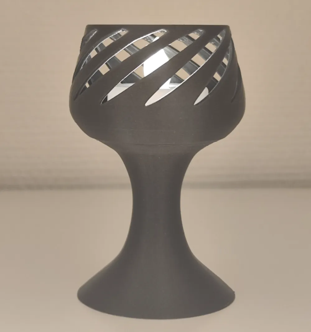 Twisted Cuts Tealight Holder by Crizzy - MakerWorld