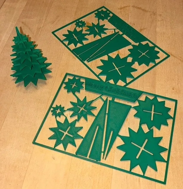 Christmas Tree - Kit Card - Free 3D Print Model - MakerWorld