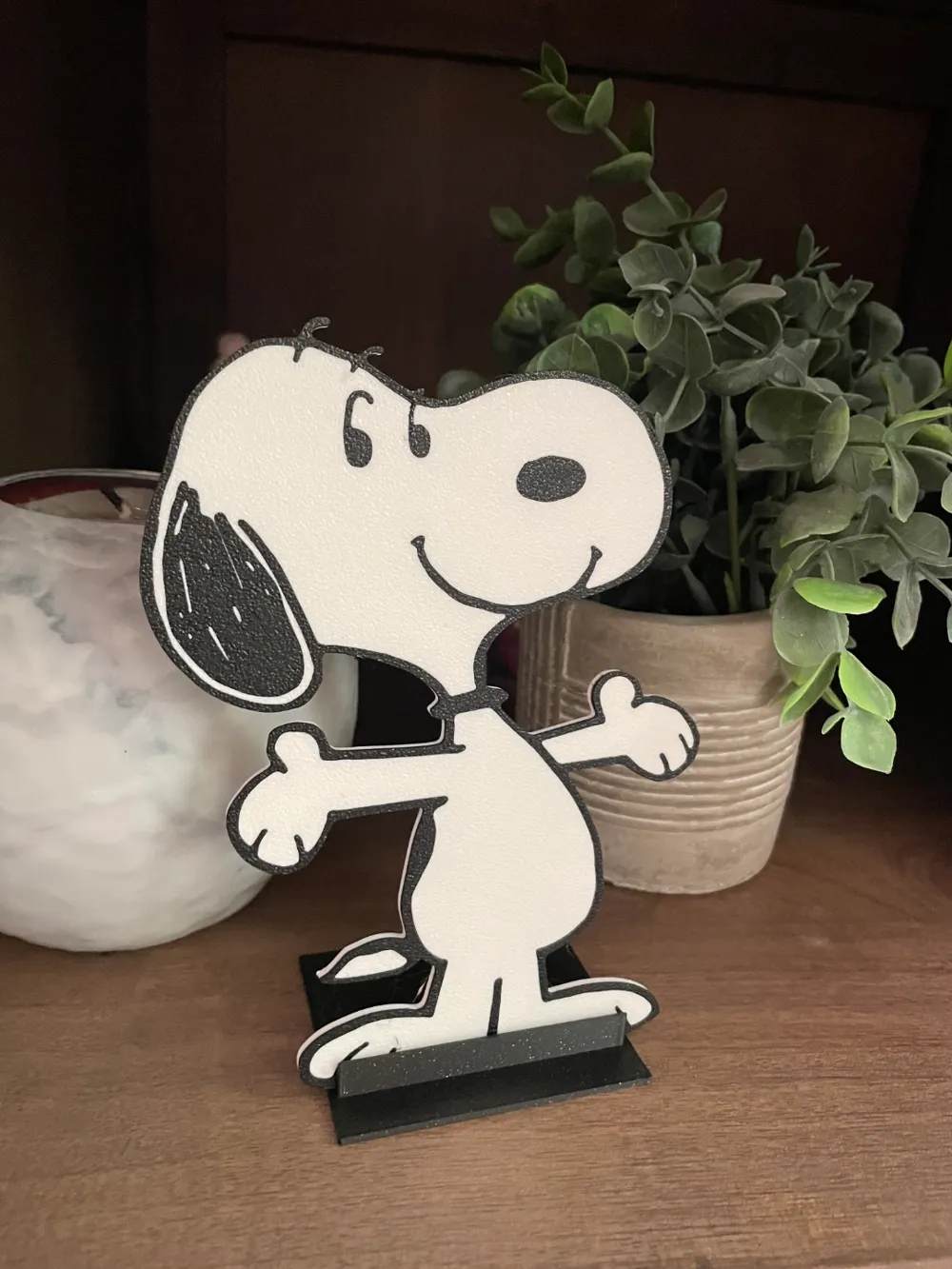 Snoopy Happy Stand / 2 Color / Charlie Brown art by 3D Prints This Week ...