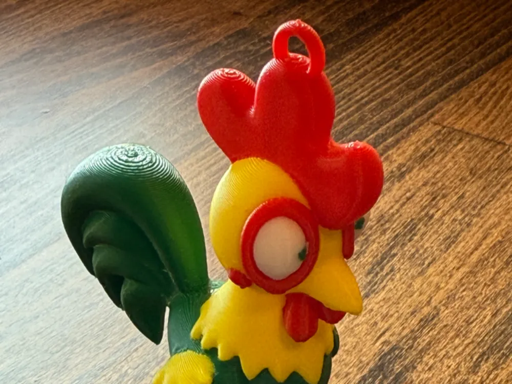 Hei Hei key chain - Free 3D Print Model - MakerWorld