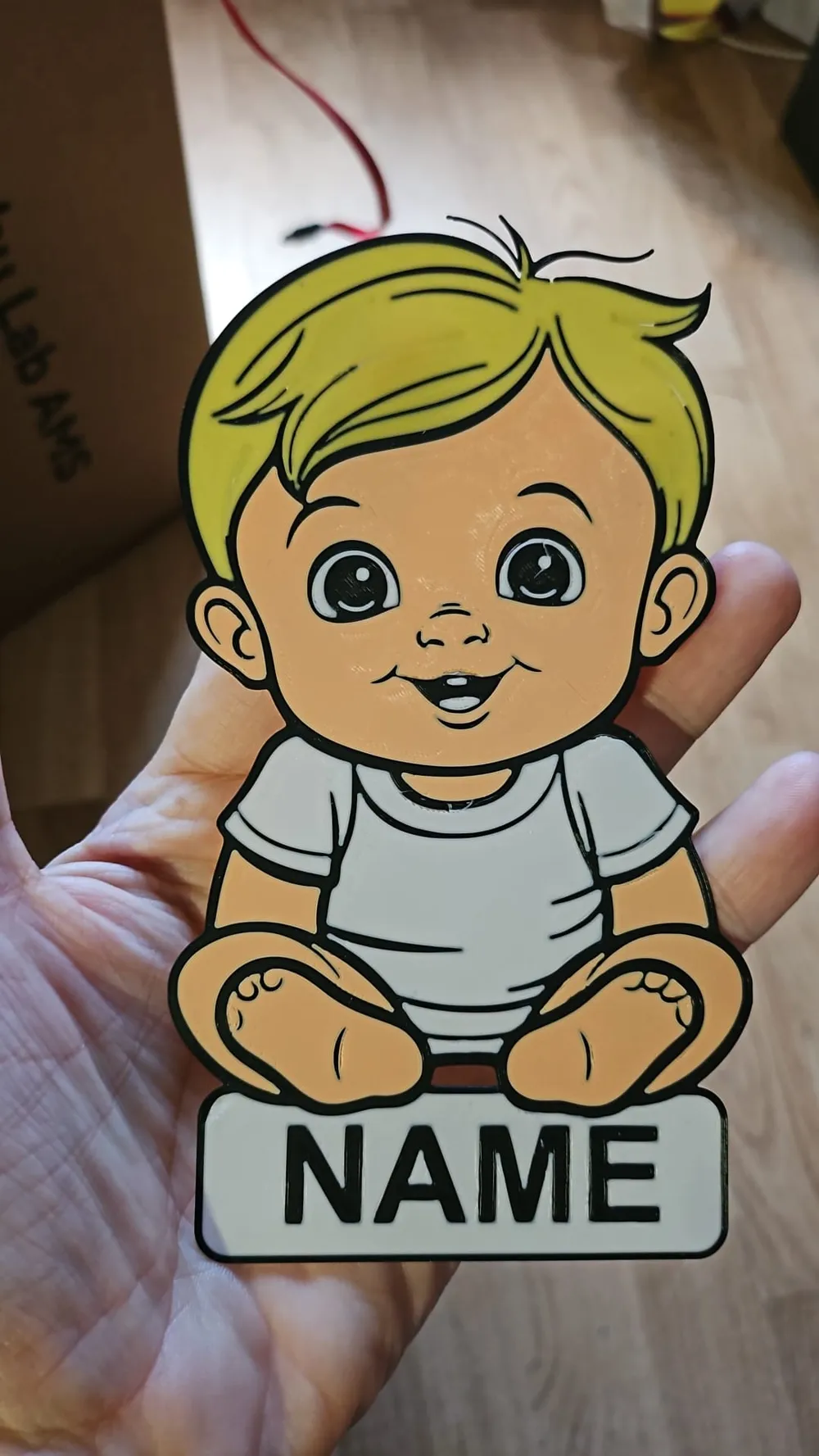 Baby boy - your name - Free 3D Print Model - MakerWorld