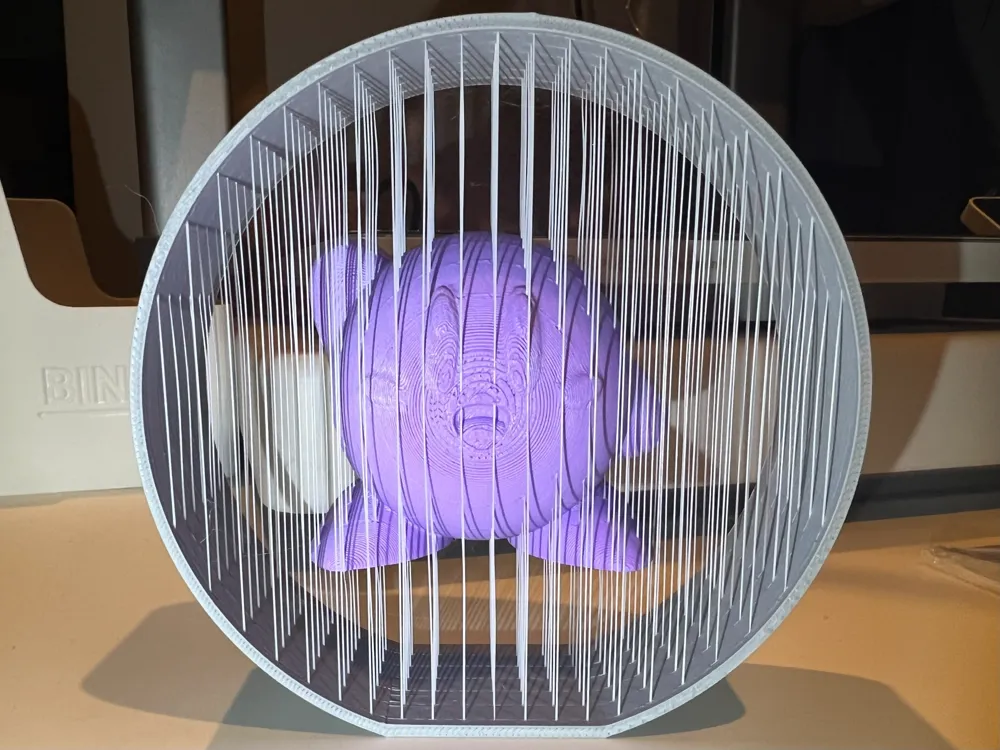 Kirby Wave Suspended String Art by 3DMN - MakerWorld