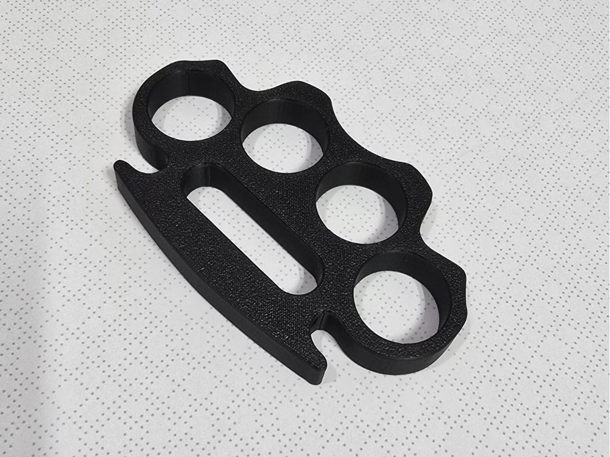 Ergo Brass Knuckles (Ergonomic Brass Knuckles) - Free 3D Print Model ...