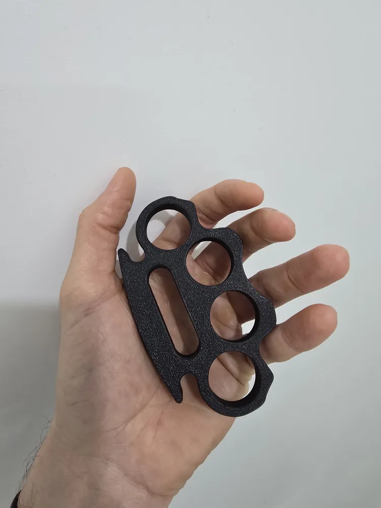 Ergo Brass Knuckles (Ergonomic Brass Knuckles) - Free 3D Print Model ...