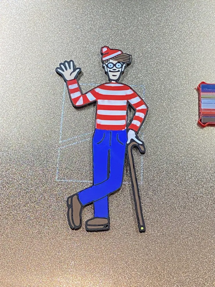 Where's Waldo? - Free 3D Print Model - MakerWorld