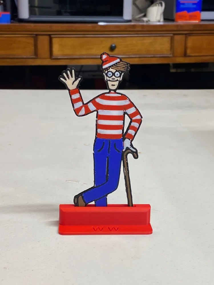 Where's Waldo? - Free 3D Print Model - MakerWorld