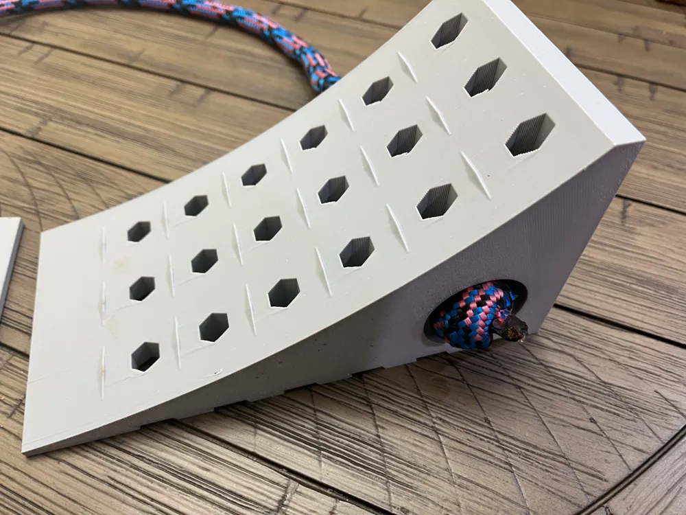 Wheel Chock for Trailer or Car - Free 3D Print Model - MakerWorld