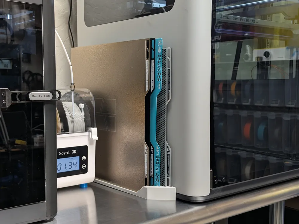 Slim Build Plate Holder H2 Series - Free 3D Print Model - MakerWorld