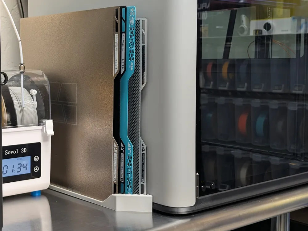 Slim Build Plate Holder H2 Series - Free 3D Print Model - MakerWorld