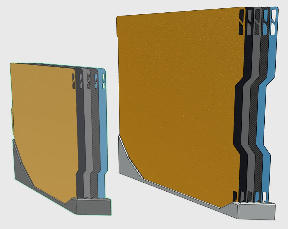 Slim Build Plate Holder H2 Series - Free 3D Print Model - MakerWorld