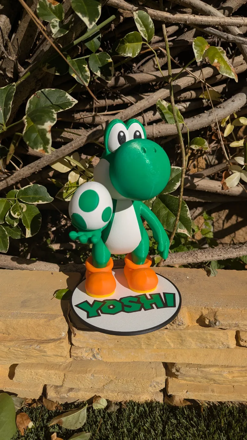 Custom Yoshi Base / Stand -> Yoshi figure Nintendo by Serpi - MakerWorld