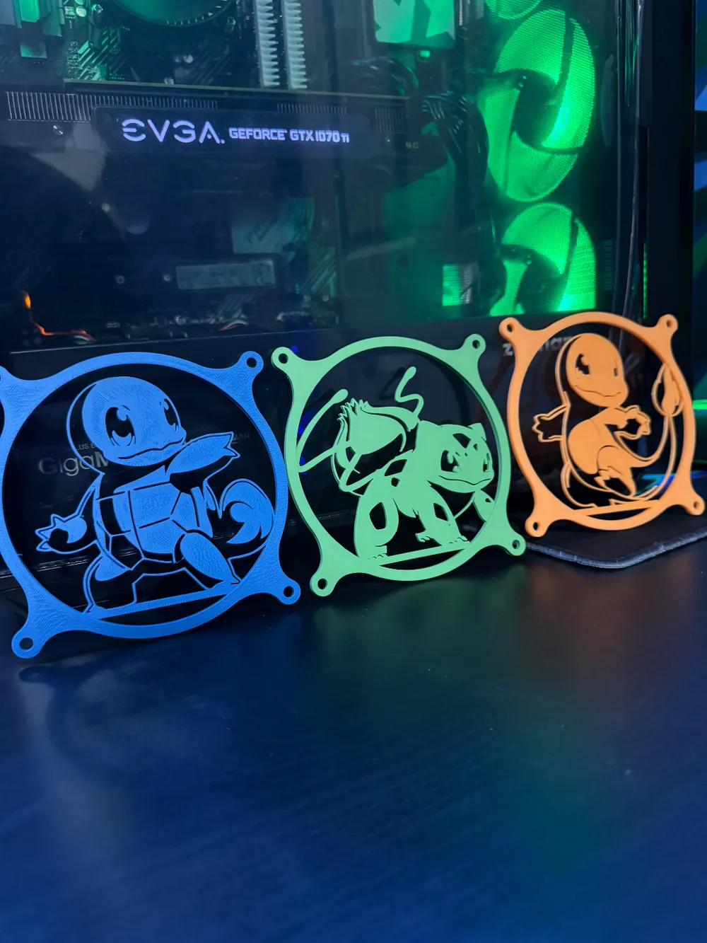 Charmander 120MM PC Fan cover by Tusker PCs - MakerWorld
