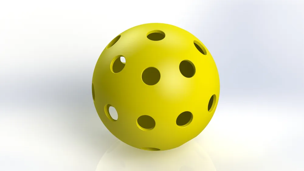 Pickleball Ball and Paddle by 3DXAV MakerWorld: Download Free 3D Models