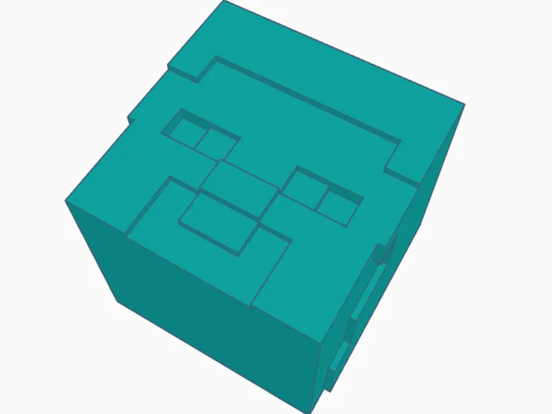 Minecraft Steve Keycap by Bazz - MakerWorld