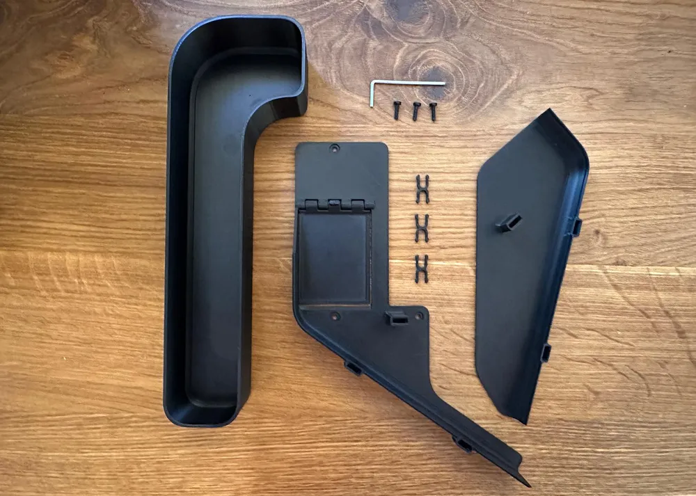 P2S and X2D Chute and door combo - print in place - Free 3D Print Model ...