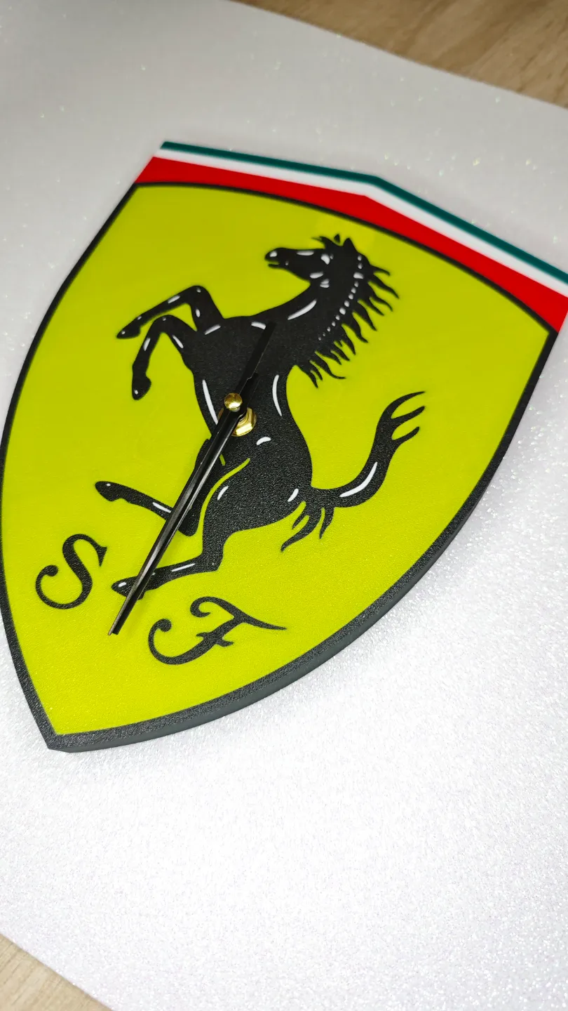 Ferrari Clock Kit 011 - Free 3D Print Model - MakerWorld