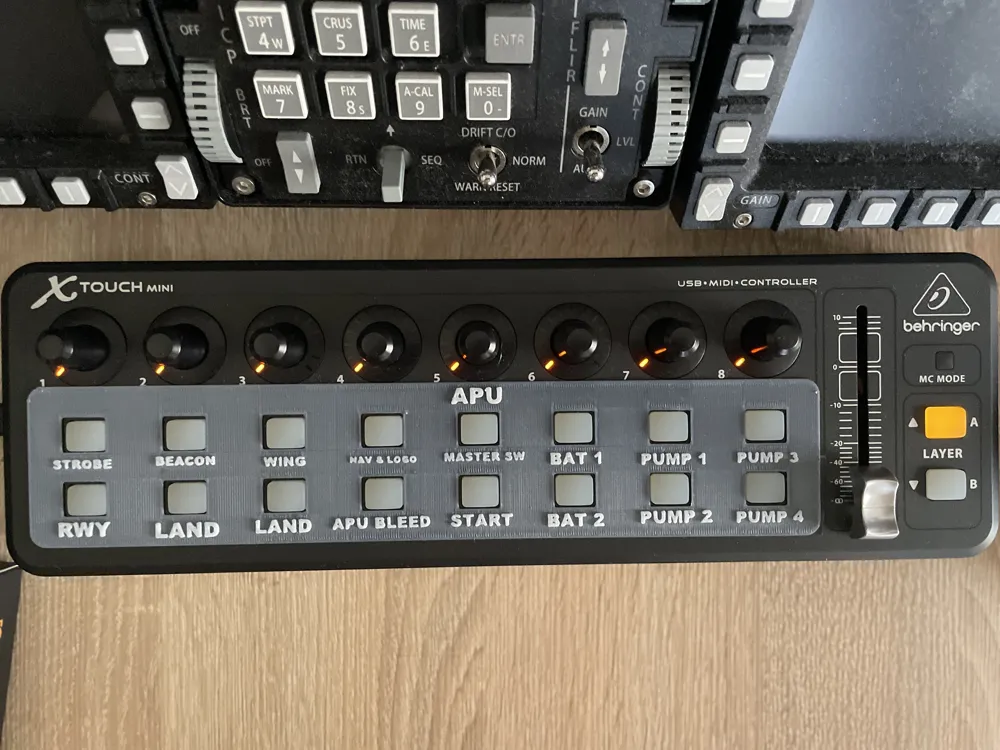 MFSF 2024 button labels for Behringer X-Touch Mini by morphinMakerWorld ...