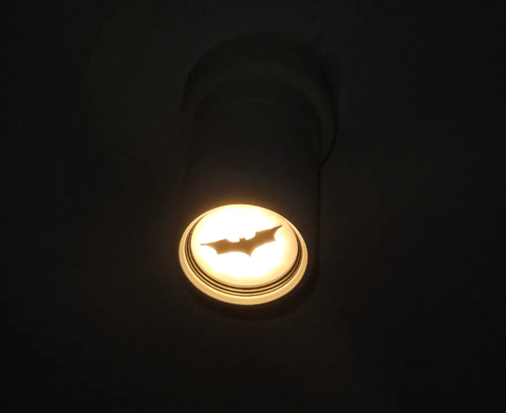 IKEA NYMÅNE light diffuser Bat signal by mosquitoluigi - MakerWorld