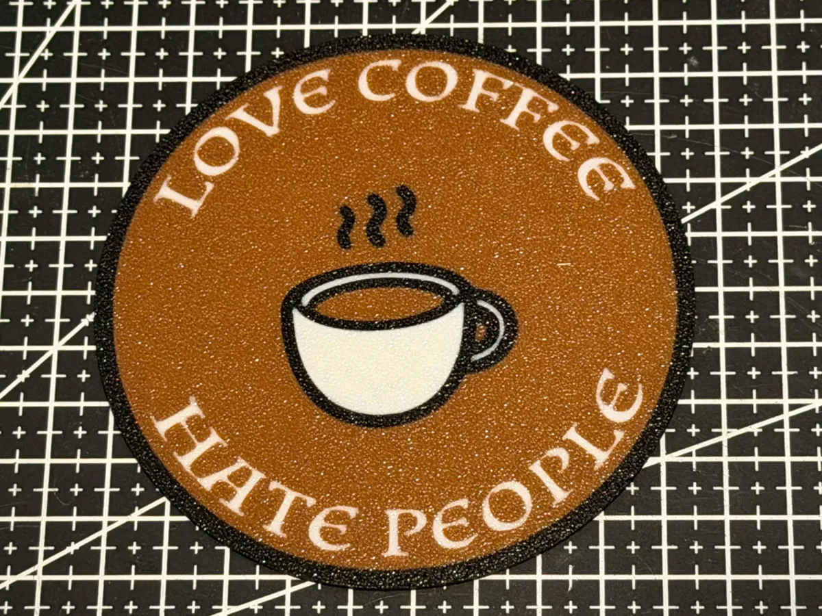 Love Coffee - Hate People - Free 3D Print Model - MakerWorld