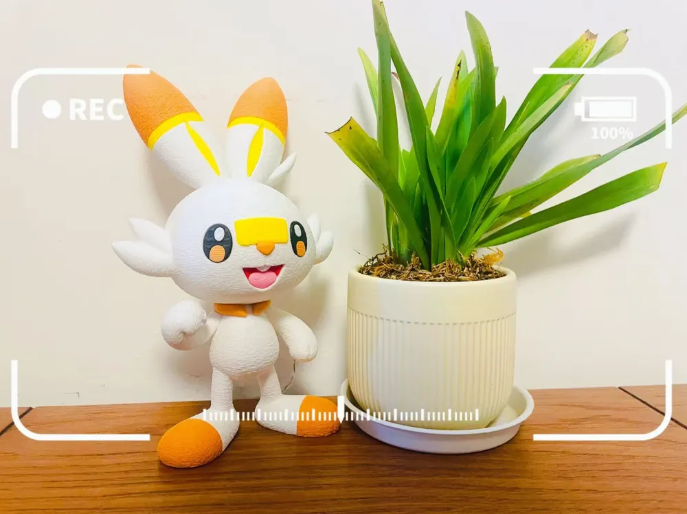 Pokemon——Scorbunny (Ensamblaje de color separado) Scorbunny Pokémon por ...