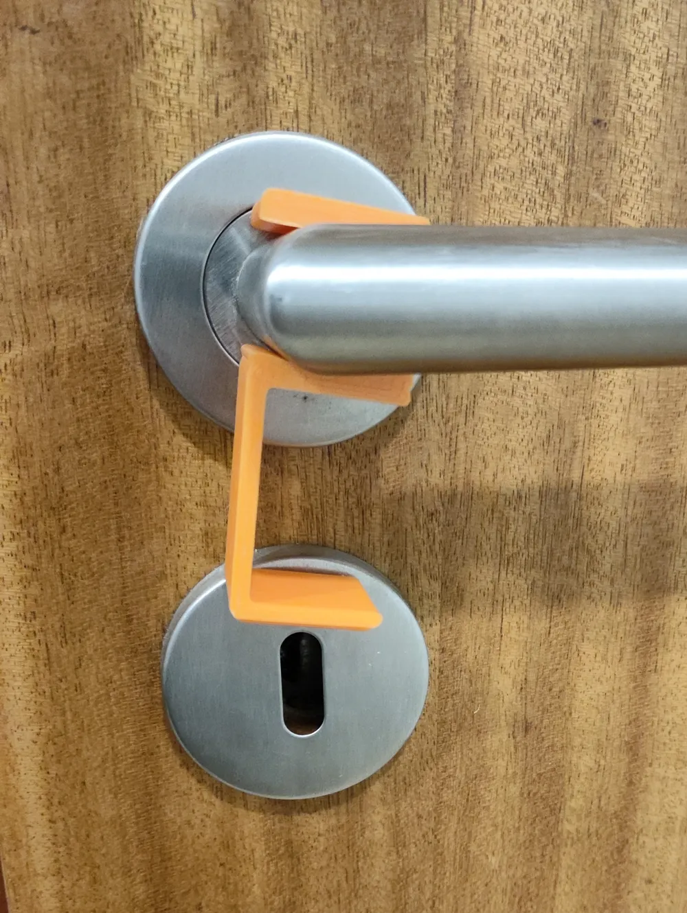 door stopper for top of door with handle hanger - Free 3D Print Model ...