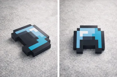 Minecraft Diamond Helmet - Free 3D Print Model - MakerWorld