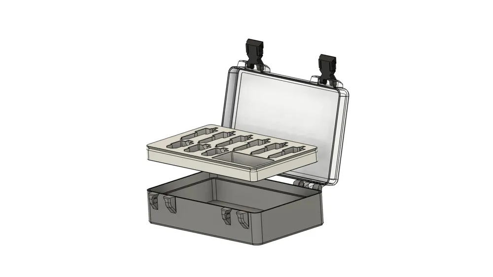 H2/P2/X2 XL Tool and Accessory SnapLock Box - Free 3D Print Model ...
