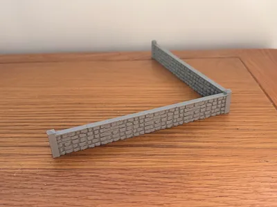 OO Scale / Gauge (1:76) Stone Wall - Free 3D Print Model - MakerWorld