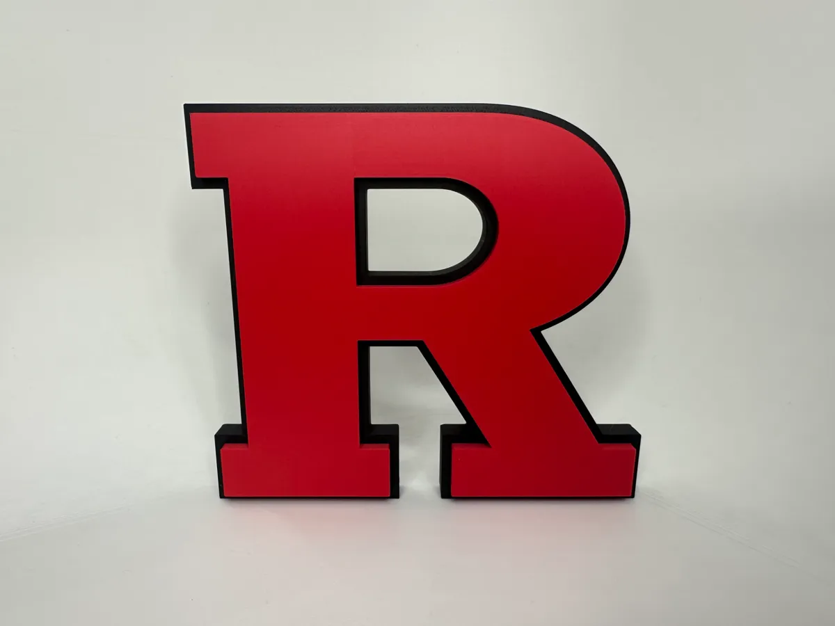 Rutgers Scarlet Knights Logo 2016 - Free 3D Print Model - MakerWorld