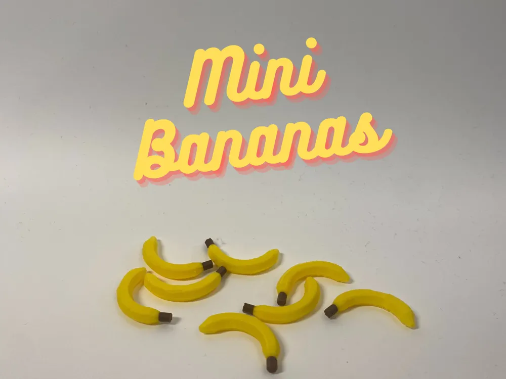 Mini Bananas - Quick by Type1Printing MakerWorld: Download Free 3D Models