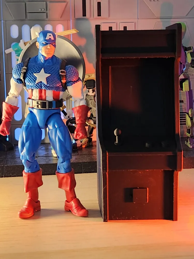 1/12 Scale Mini Arcade for Displays - Free 3D Print Model - MakerWorld