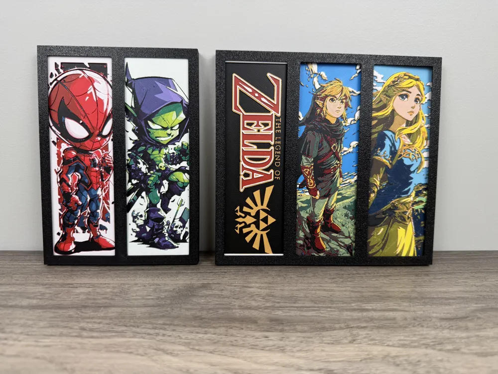 Bookmark Frames - Friction Fit - Free 3D Print Model - MakerWorld