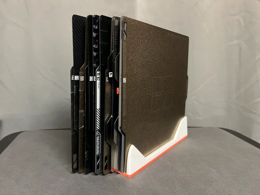 Bambu Lab Plate Holder - 15 plates by BRE3DLOVE Designs MakerWorld ...