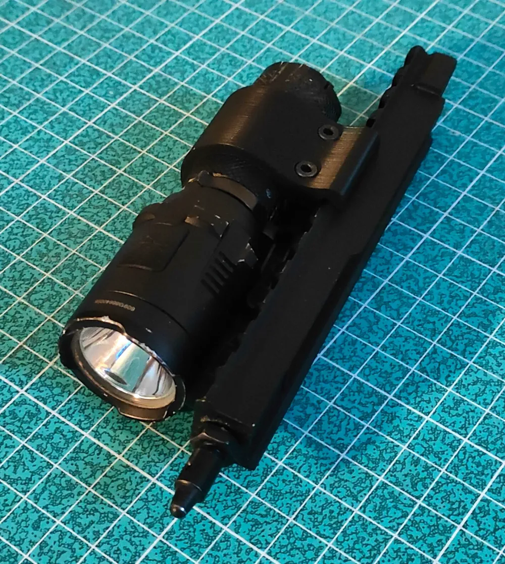 Picatinny Flashlight Holder NightCore MH20 by Sir.Puchtuning MakerWorld ...