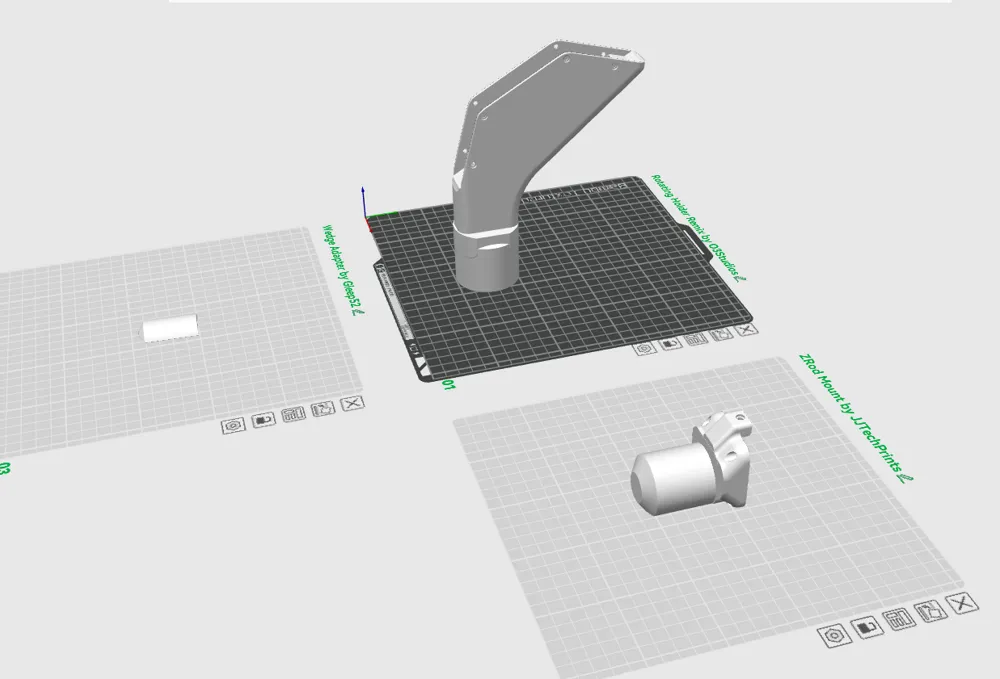 A1-Mini AMS Lite Top Mount Slanted Rotating Stand Remixed by O3Studios ...