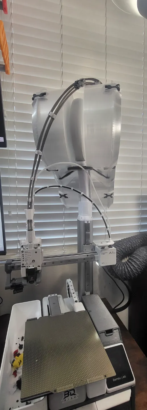 A1-Mini AMS Lite Top Mount Slanted Rotating Stand Remixed by O3Studios ...