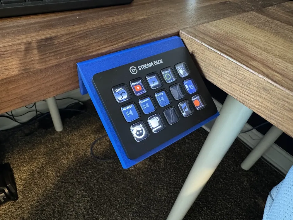 Stream Deck Desk Mount by hotleadsingerguy - MakerWorld