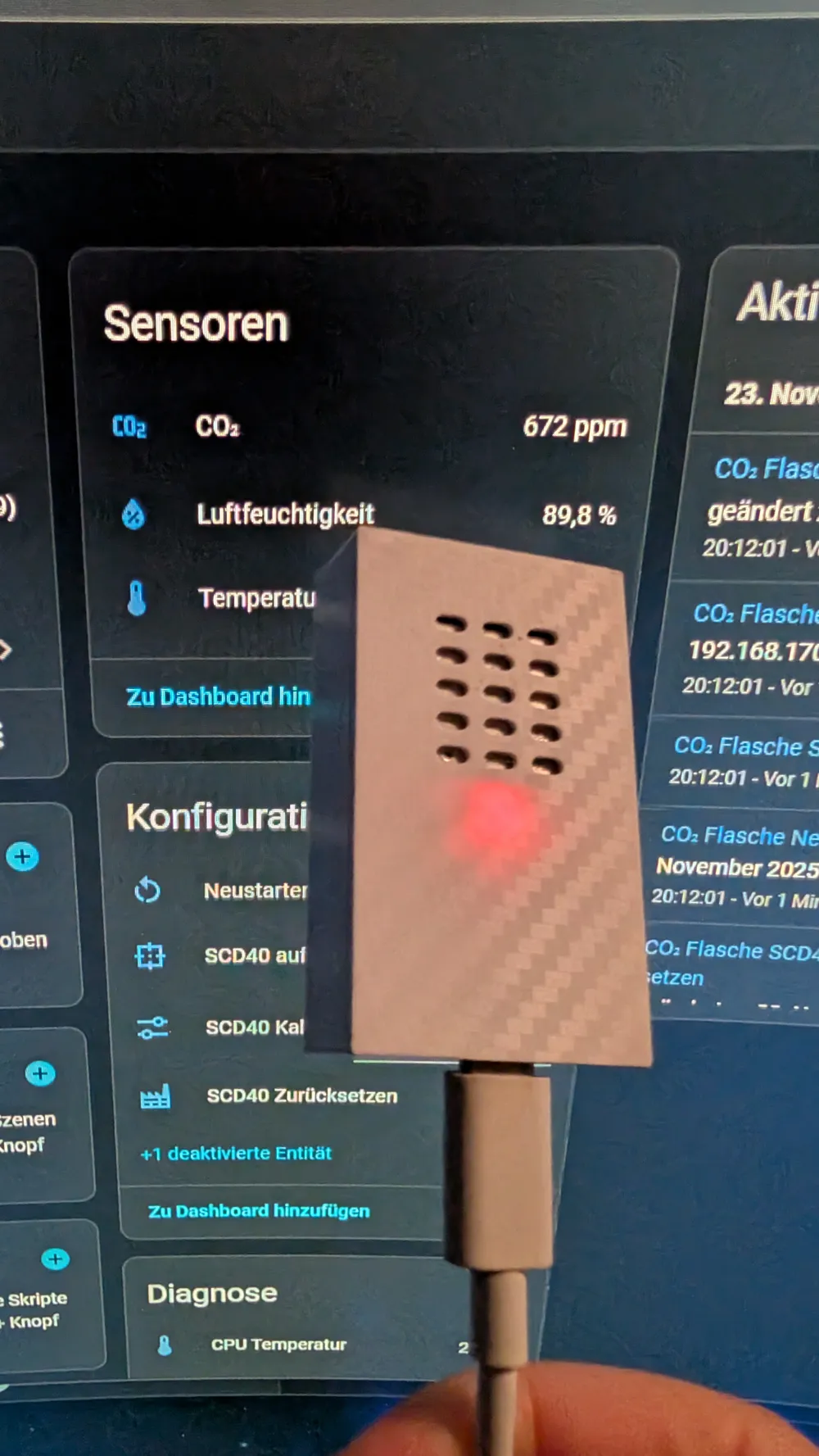 ESP32-WROOM-32 + SCD4x CO2 sensor enclosure - Free 3D Print Model ...