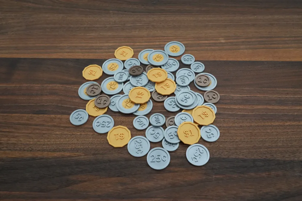 Play Money Coins - Free 3D Print Model - MakerWorld