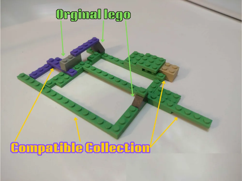 Bricks - LEGOs Compatible - plates 1x - #3 - Free 3D Print Model ...