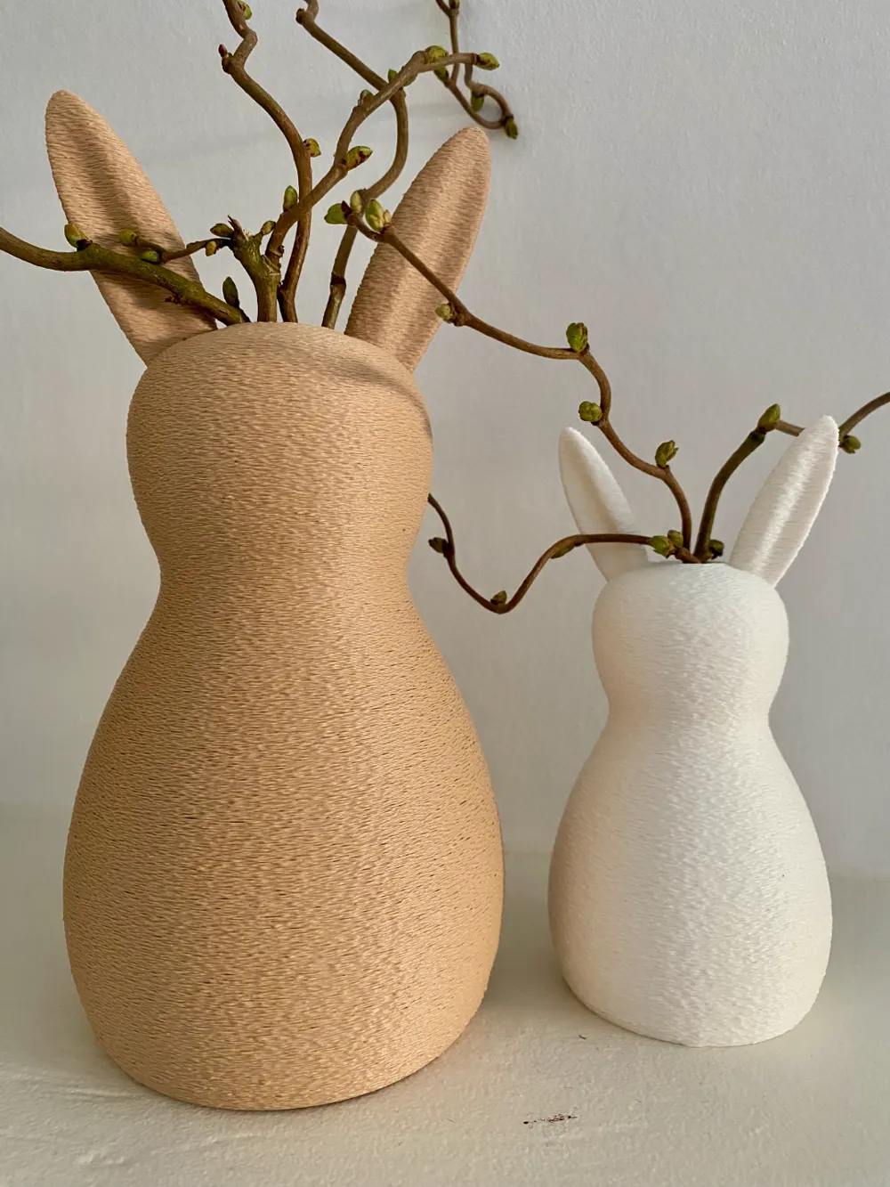 Easter Bunny Vase Fuzzy by LJ Designs MakerWorld: Download Free 3D Models